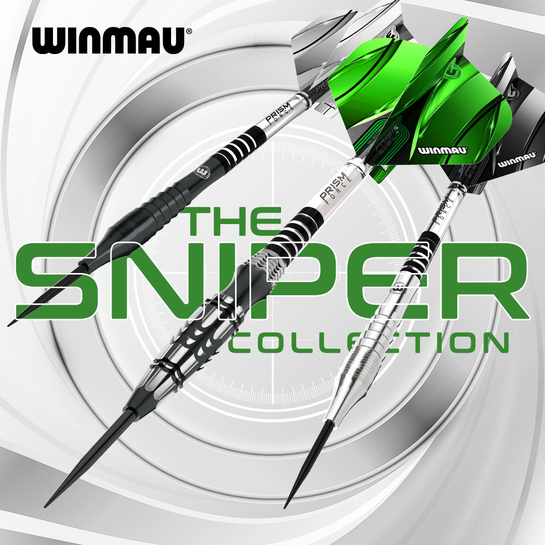 Sniper Special Edition Darts by Winmau and Sniper Black