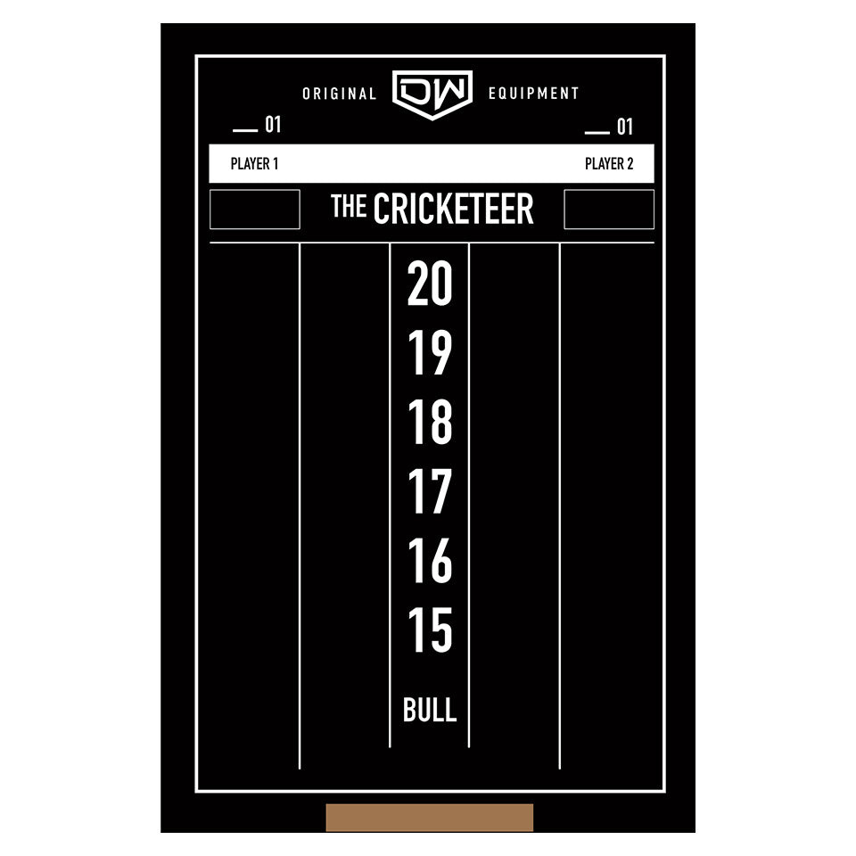Dart World Chalkboard - Large Black