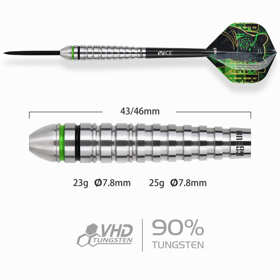One80 Panther-M Steel Tip Darts - 25gm