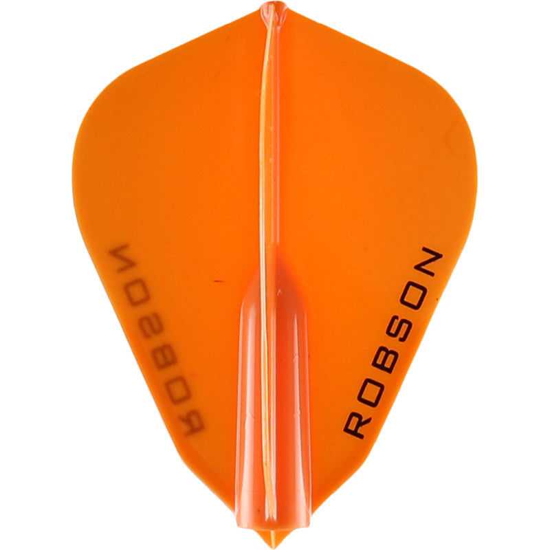 Robson Plus Dart Flights - Fantail Orange