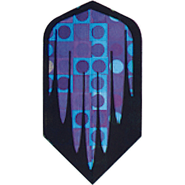 GLD 2d Glitter Dart Flights - Slim Purple