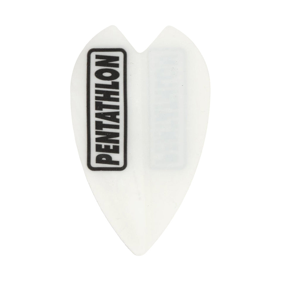 Pentathlon 100 Micron Dart Flights - Mini Vortex White
