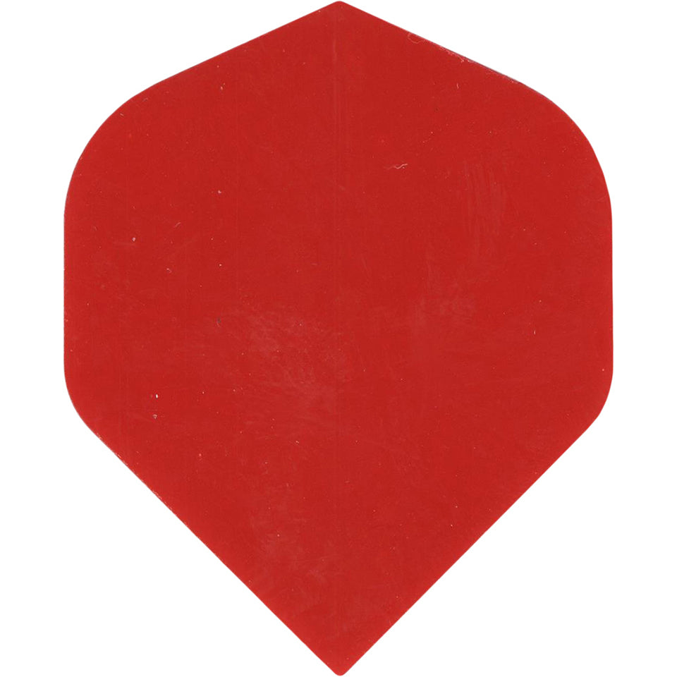 Poly Dart Flights - 75 Micron Standard Red