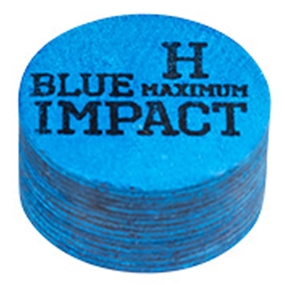 McDermott Navigator Blue Impact Billiard Cue Tip - Hard 14mm