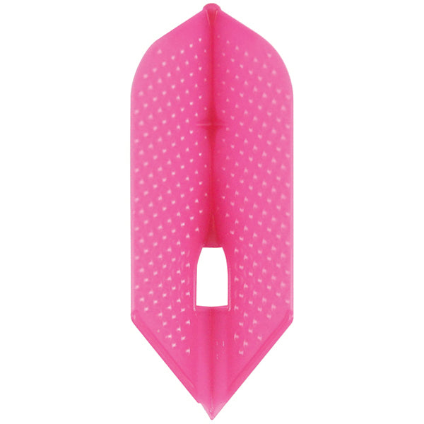 L-Style Pro Dimpled Flights - L6 / Slim Hot Pink