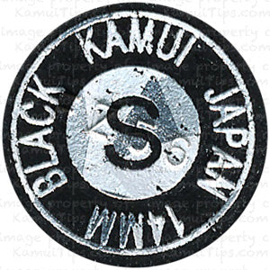 Kamui Black Billiard Cue Tip - Soft 14mm